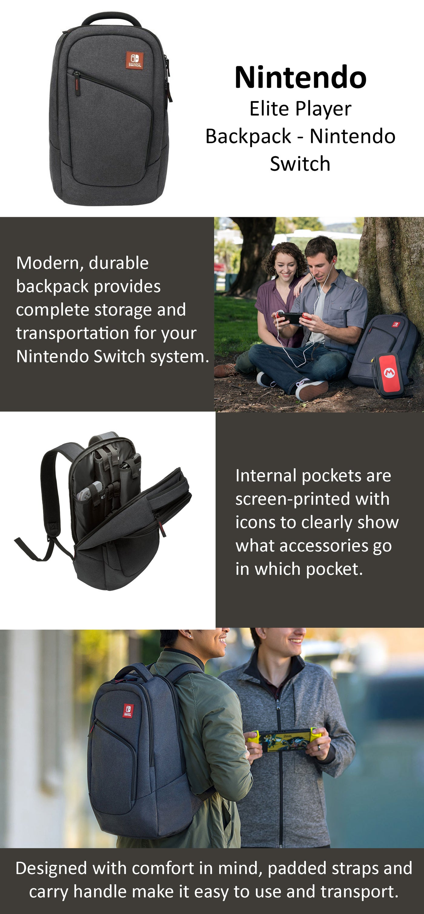 Nintendo Elite Player Backpack UAE | Dubai, Abu Dhabi