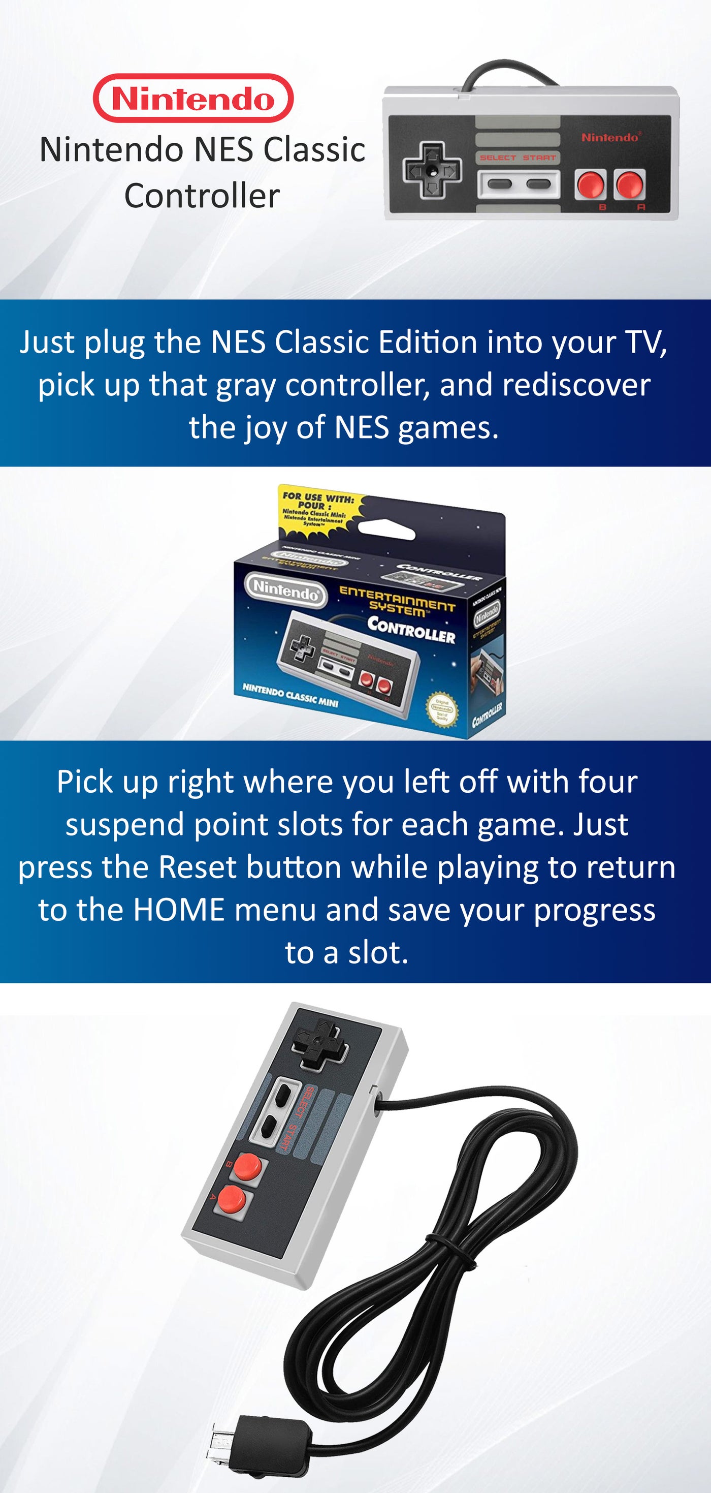 Nintendo NES Classic Controller UAE | Dubai, Abu Dhabi