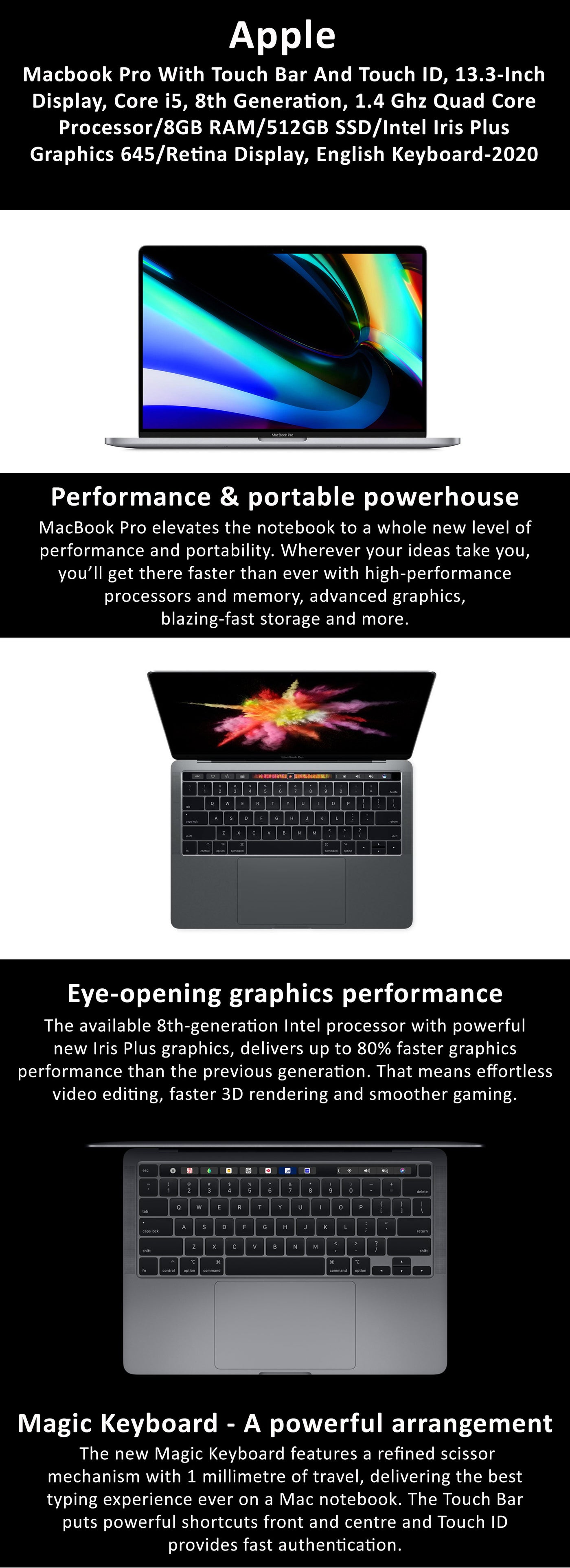 Apple MacBook Pro MXK72 With 13-Inch Display, Core i5 1.4 Ghz Quad ...