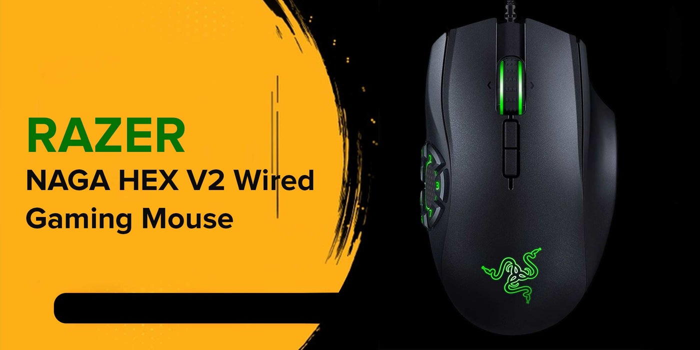 RAZER Naga Hex V2 Wired Gaming Mouse Black UAE | Dubai, Abu Dhabi