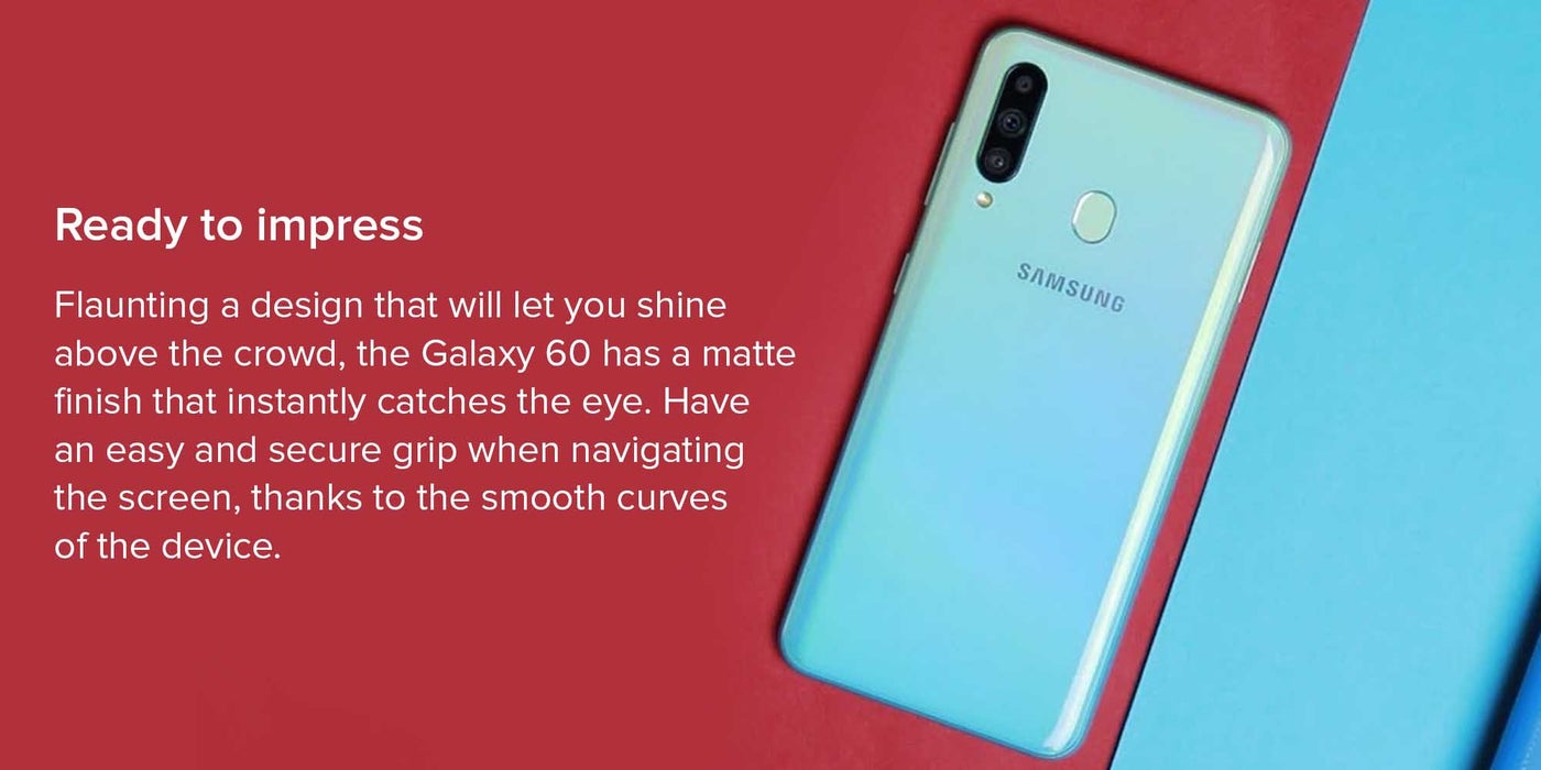 Samsung Galaxy A60 Dual SIM Seawater Blue 6GB RAM 64GB 4G LTE UAE ...