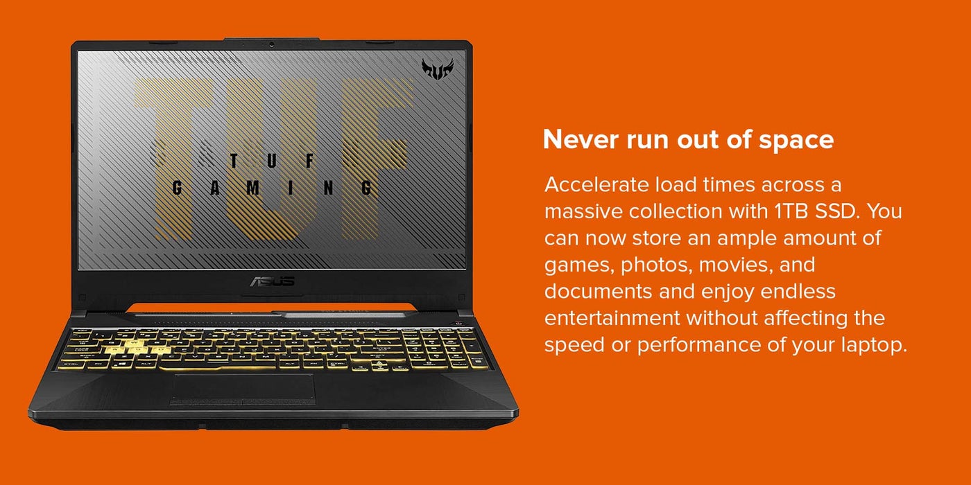 ASUS TUF Gaming A15TUF Laptop With 15.6-Inch Display, AMD Ryzen 7 ...