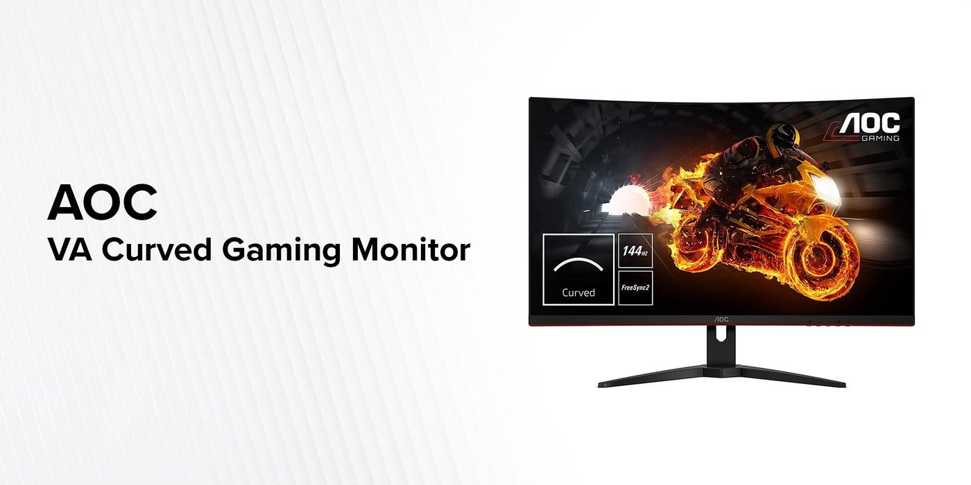 AOC CQ32G2E 31.5 inch VA LED Full HD Curved Gaming Monitor With 144Hz ...
