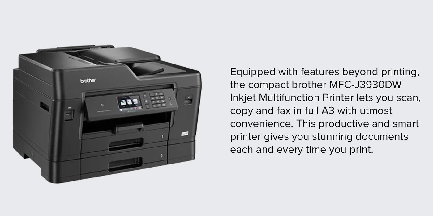 brother Colour Inkjet Printer MFC-J3930DW Black UAE | Dubai, Abu Dhabi