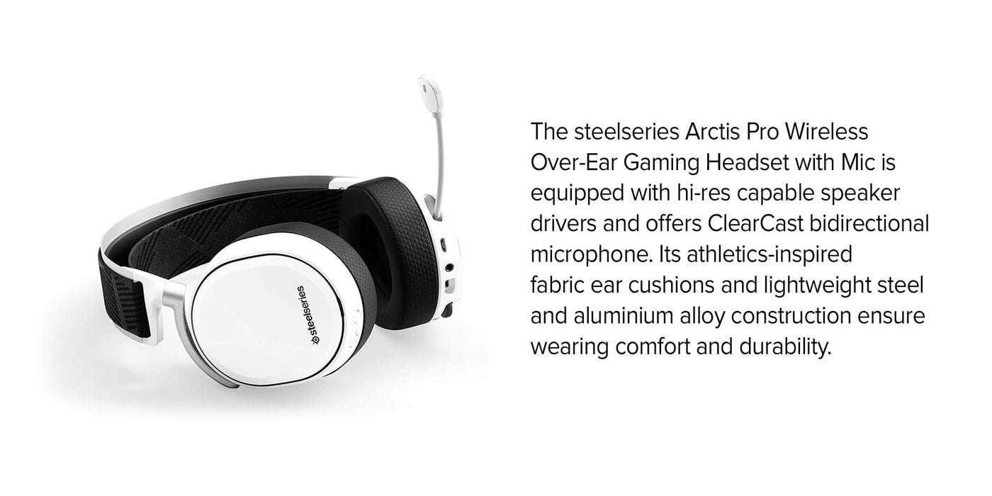 steelseries SteelSeries Arctis Pro Wireless - Gaming Headset - Hi-Res ...
