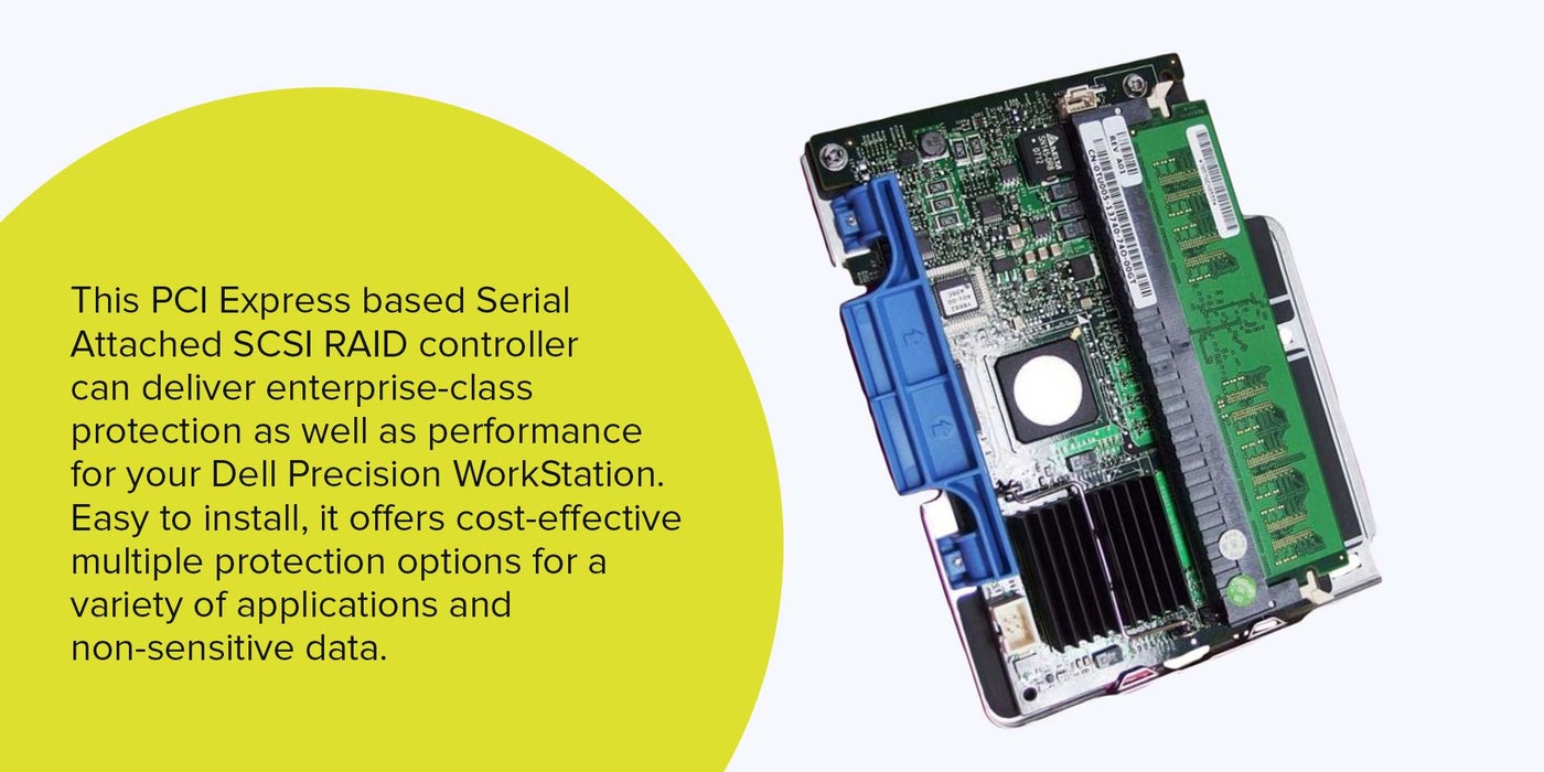 DELL Perc 5I PCIe SAS Driver Green/Silver/Black UAE | Dubai, Abu Dhabi