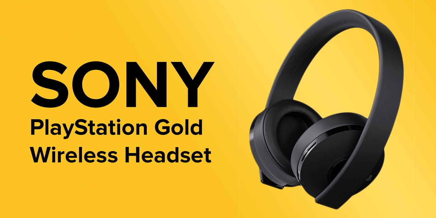 Sony PlayStation Gold Wireless Headset Black UAE | Dubai, Abu Dhabi