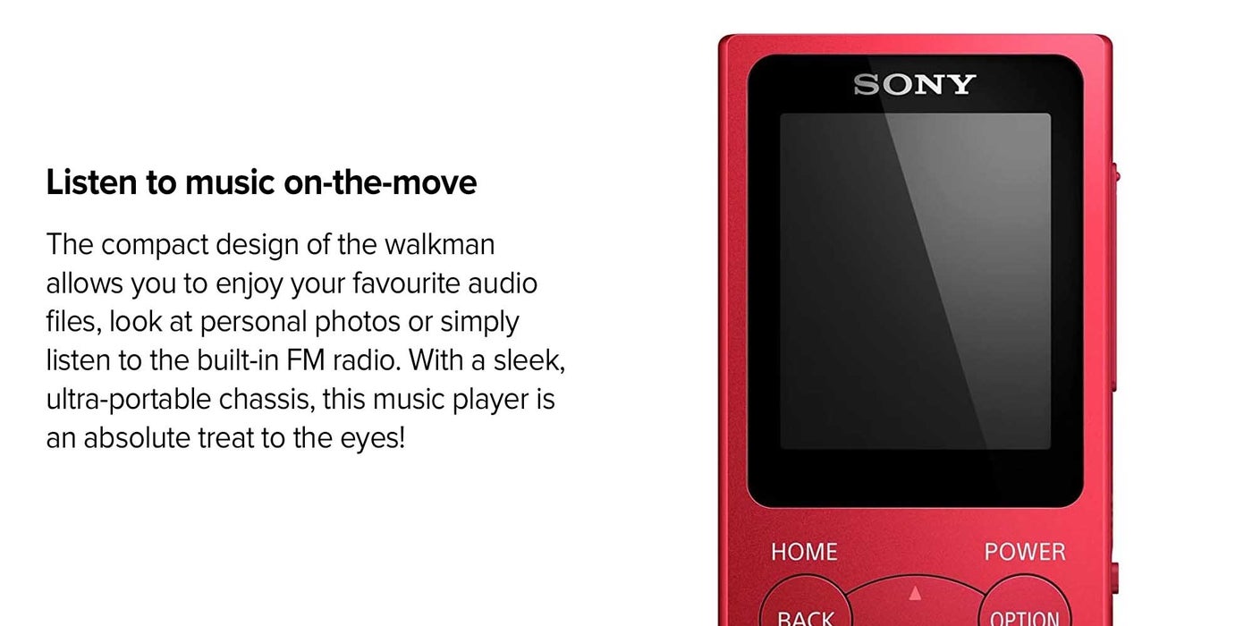 Sony Walkman Mp3 Red