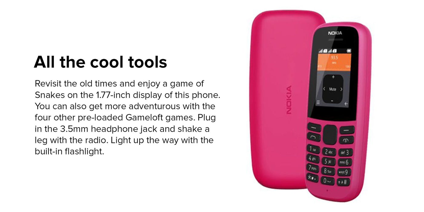 NOKIA 105 TA -1203 Pink 4MB RAM 2G Egypt | Cairo, Giza