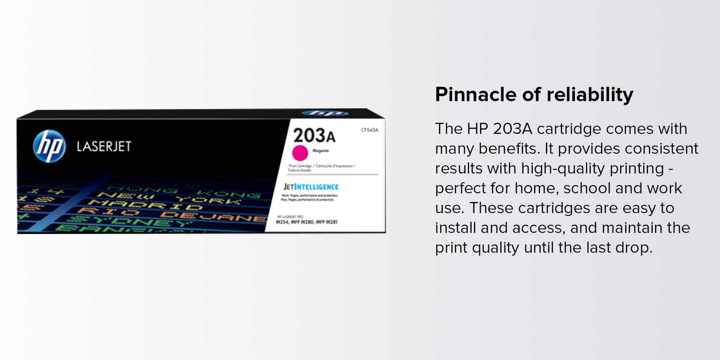 HP 203A Laserjet Toner Cartridge ,CF543A Magenta KSA | Riyadh, Jeddah