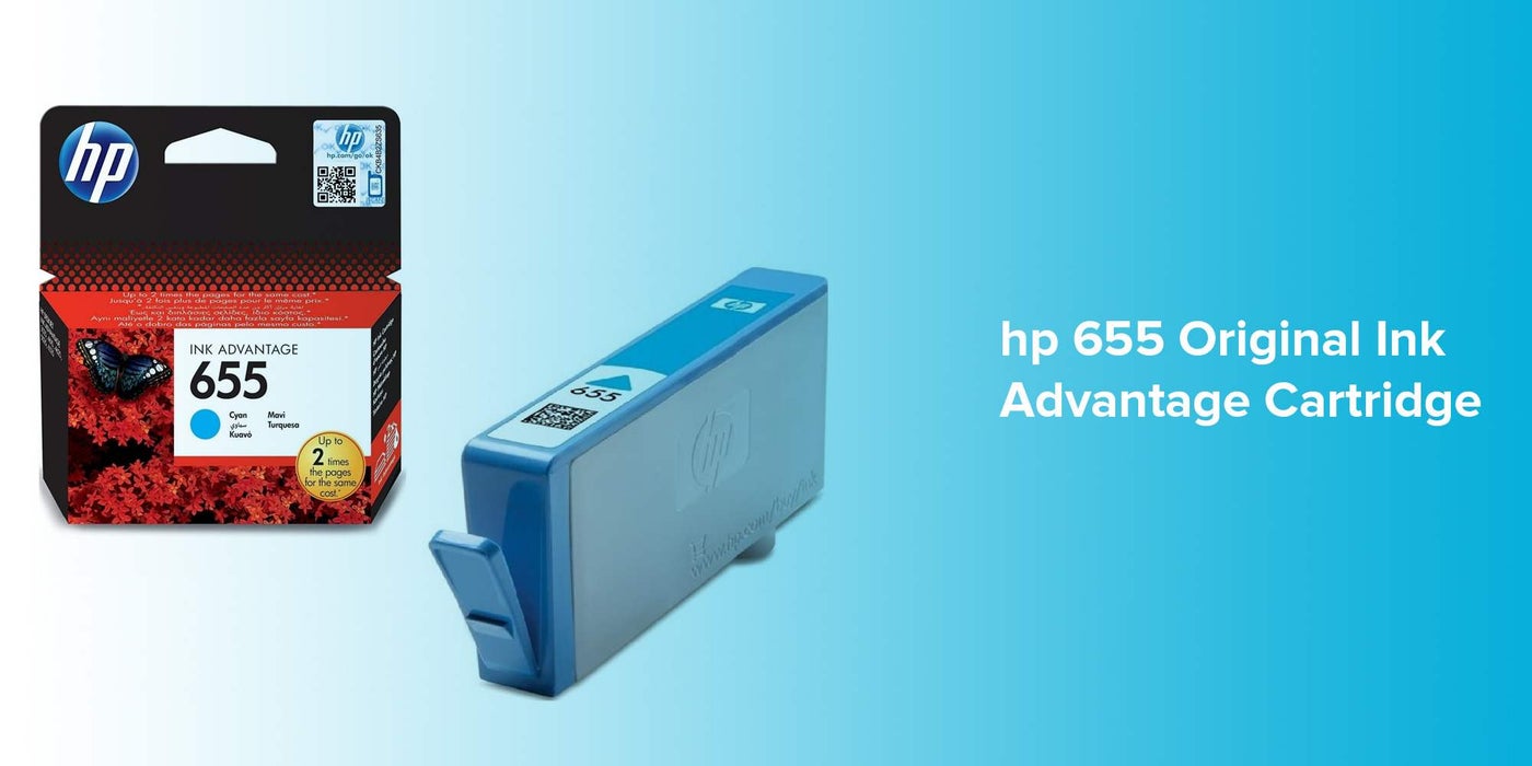 HP 655 Original Ink advantage cartridge - CZ110AE Cyan KSA | Riyadh, Jeddah