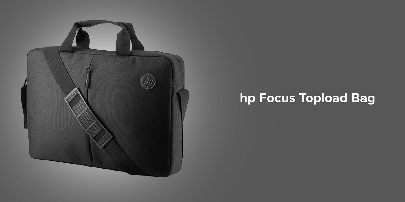 HP Focus Topload Bag For 15.6-Inch Laptop Black KSA | Riyadh, Jeddah