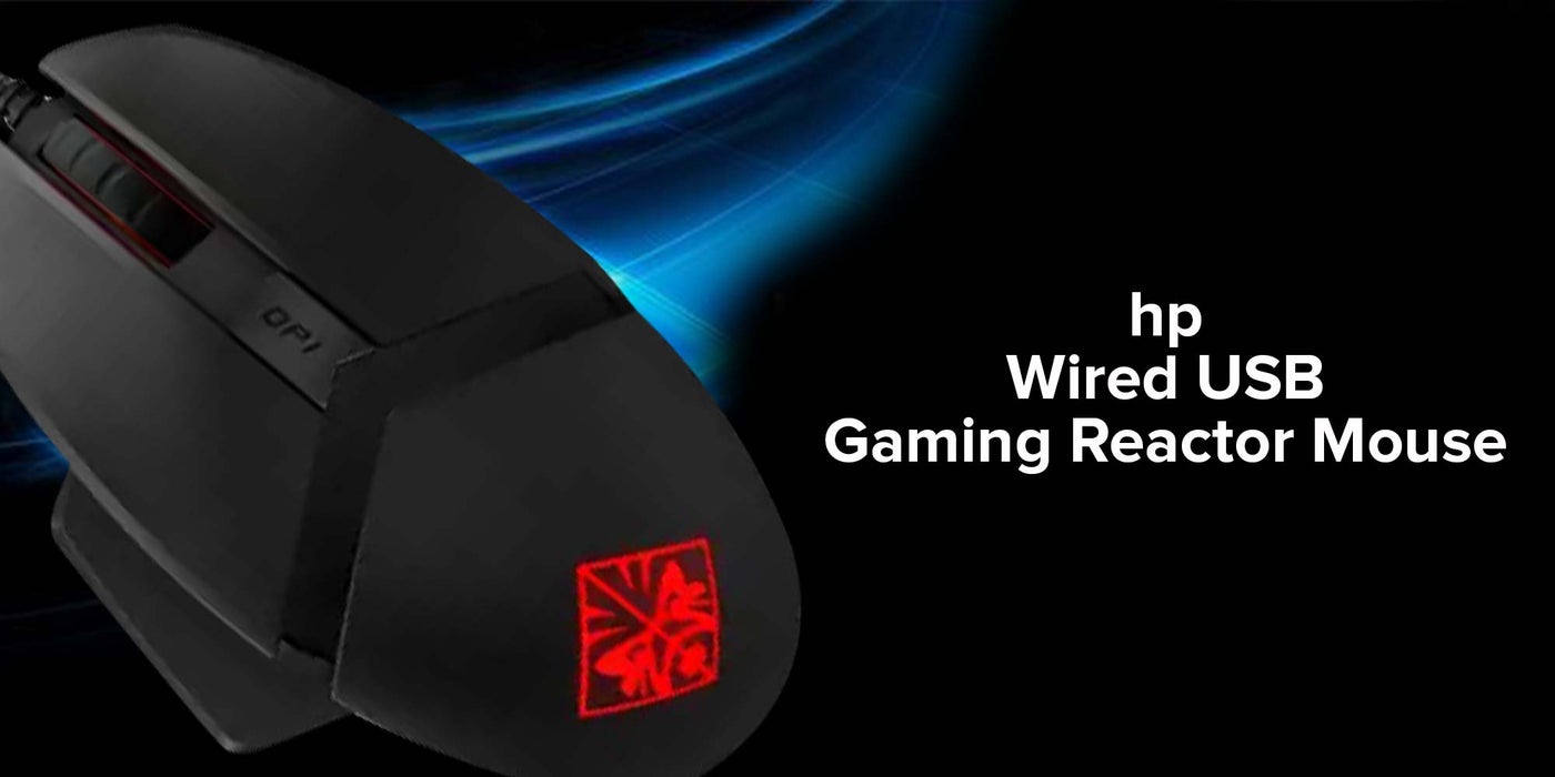 HP HP 2VP02AA Omen Wired USB Gaming Reactor Mouse - Black Red Egypt ...