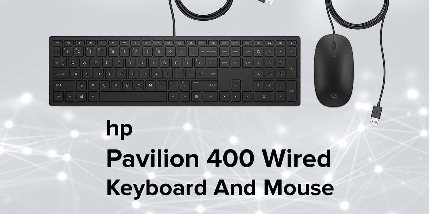 HP Pavilion 400 Wired Keyboard And Mouse Black Egypt | Cairo, Giza