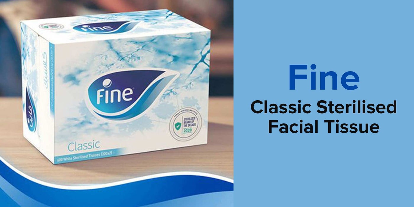 Fine Facial Tissues Box - 600 Count White Egypt | Cairo, Giza