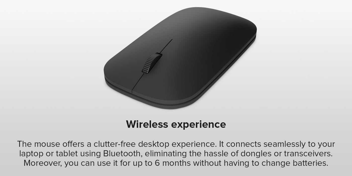 Microsoft Designer Bluetooth Mouse Black UAE | Dubai, Abu Dhabi