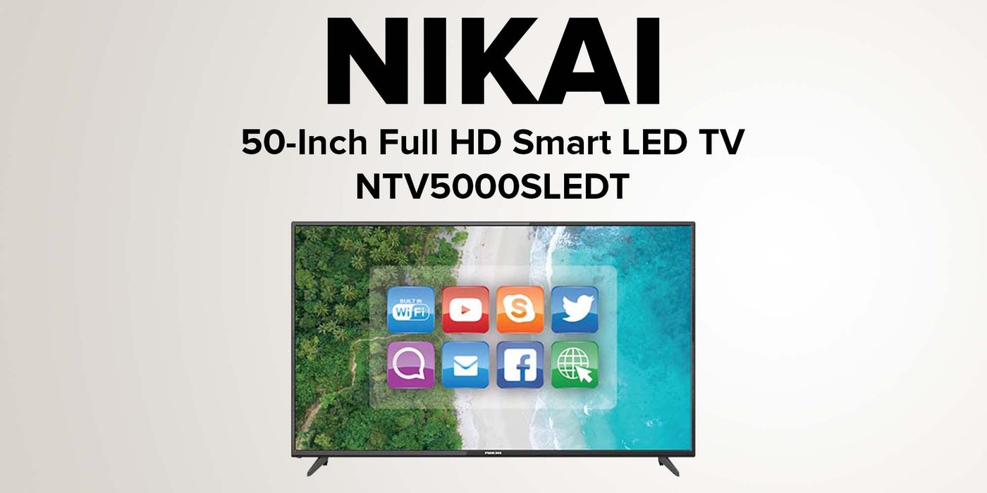 NIKAI 50-Inch Full HD Smart LED TV NTV5000SLEDT Black UAE | Dubai, Abu ...