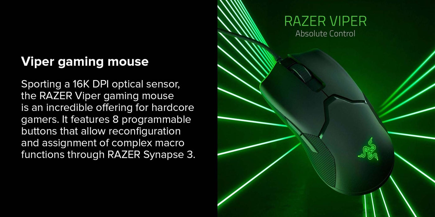 RAZER Power Up Bundle - Kraken X Lite Gaming Headset, Cynosa Lite ...