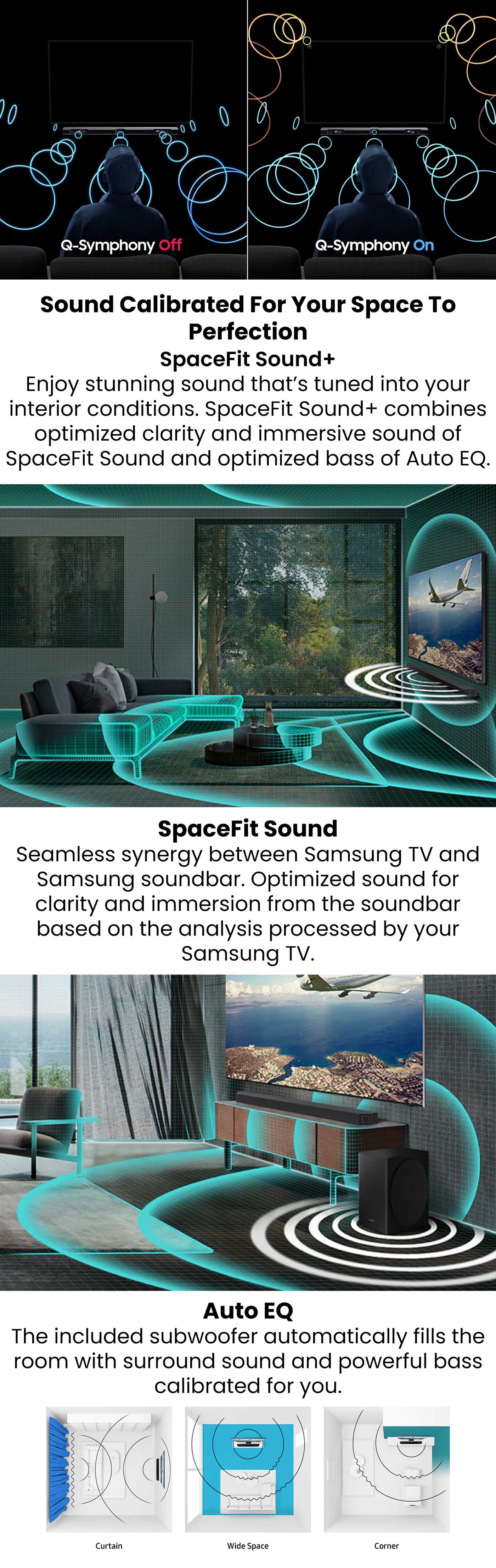 Samsung 11.1.4ch Soundbar System With Wireless Subwoofer HW-Q950A/ZN ...