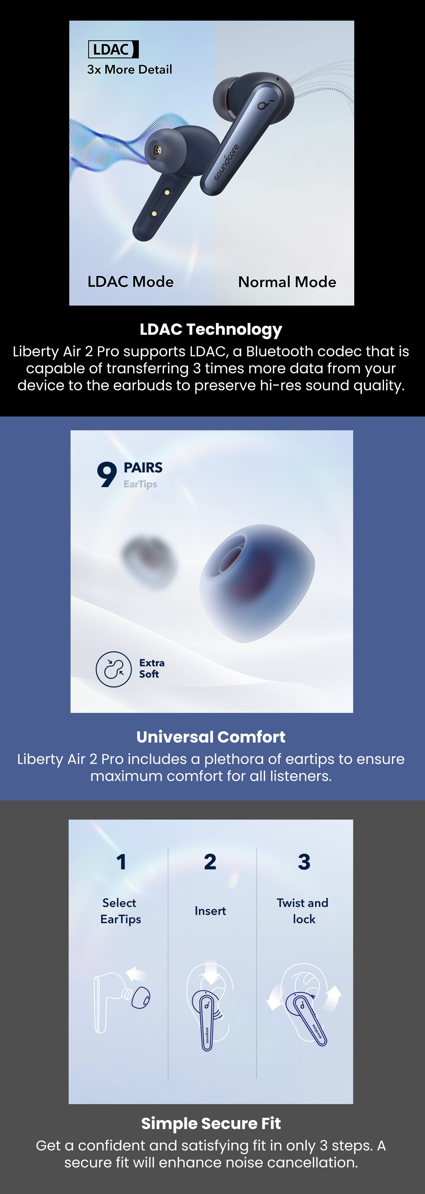 Soundcore Liberty Air 2 Pro Blue Egypt | Cairo, Giza