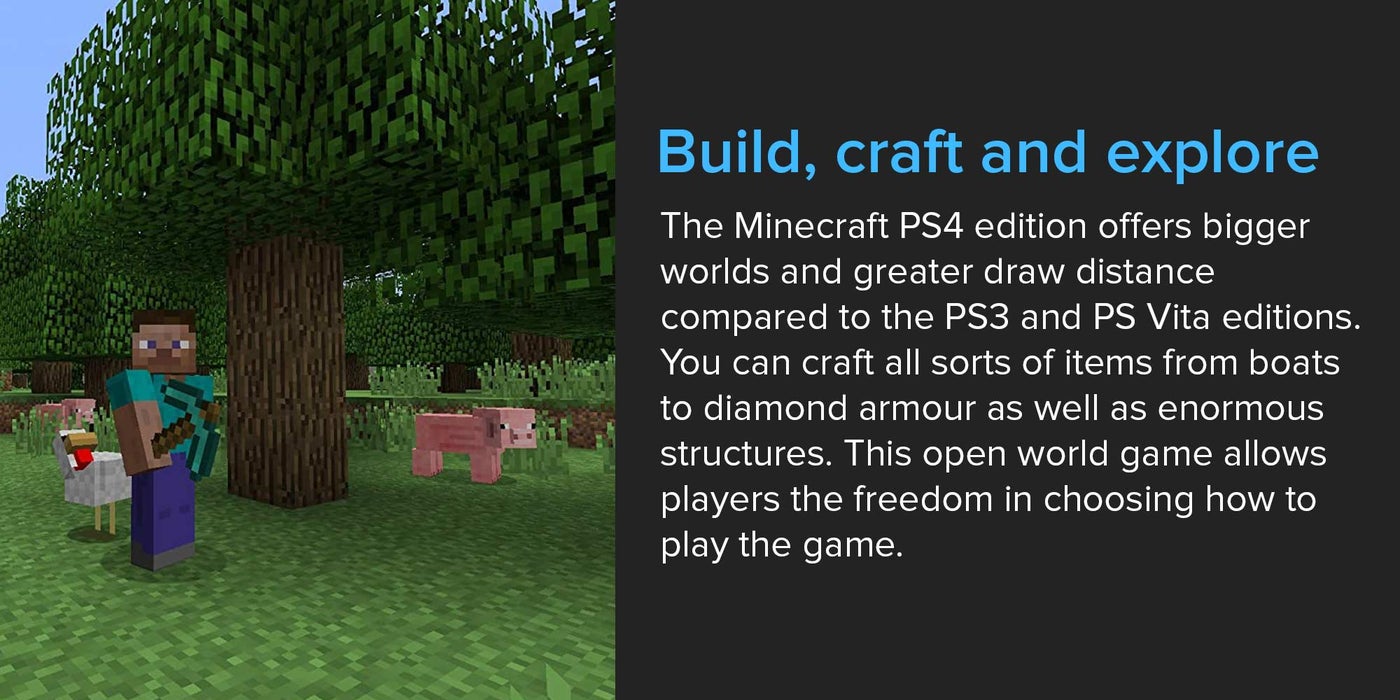Bethesda Minecraft With DUALSHOCK 4 Wireless Controller - (Intl Version ...