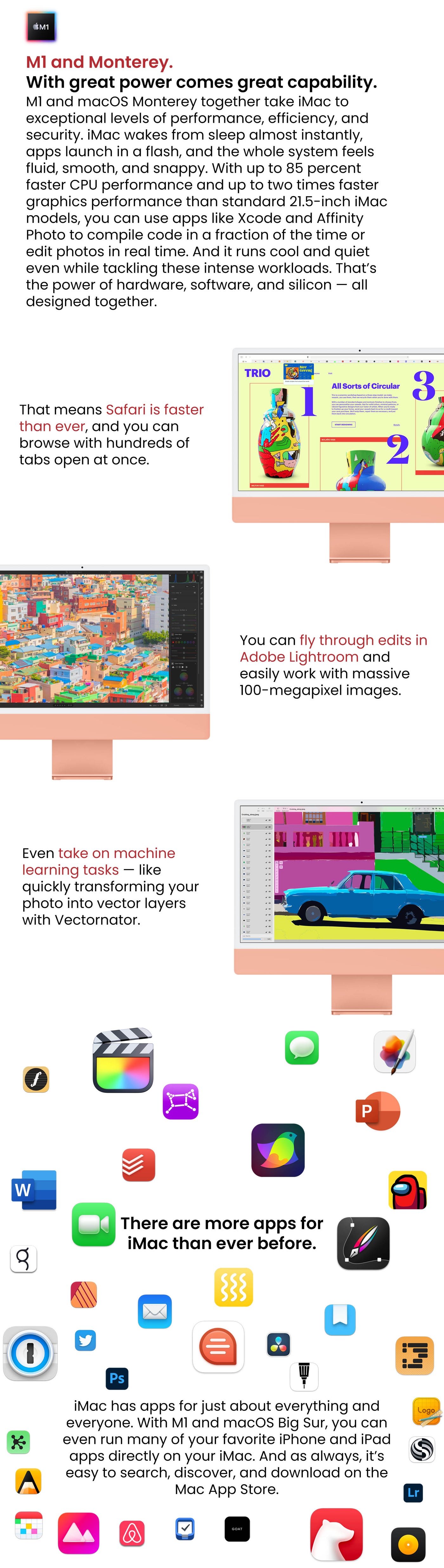 Apple iMAC Z12W All-In-One With 24-Inch 4.5K Retina Display, M1 Octa ...