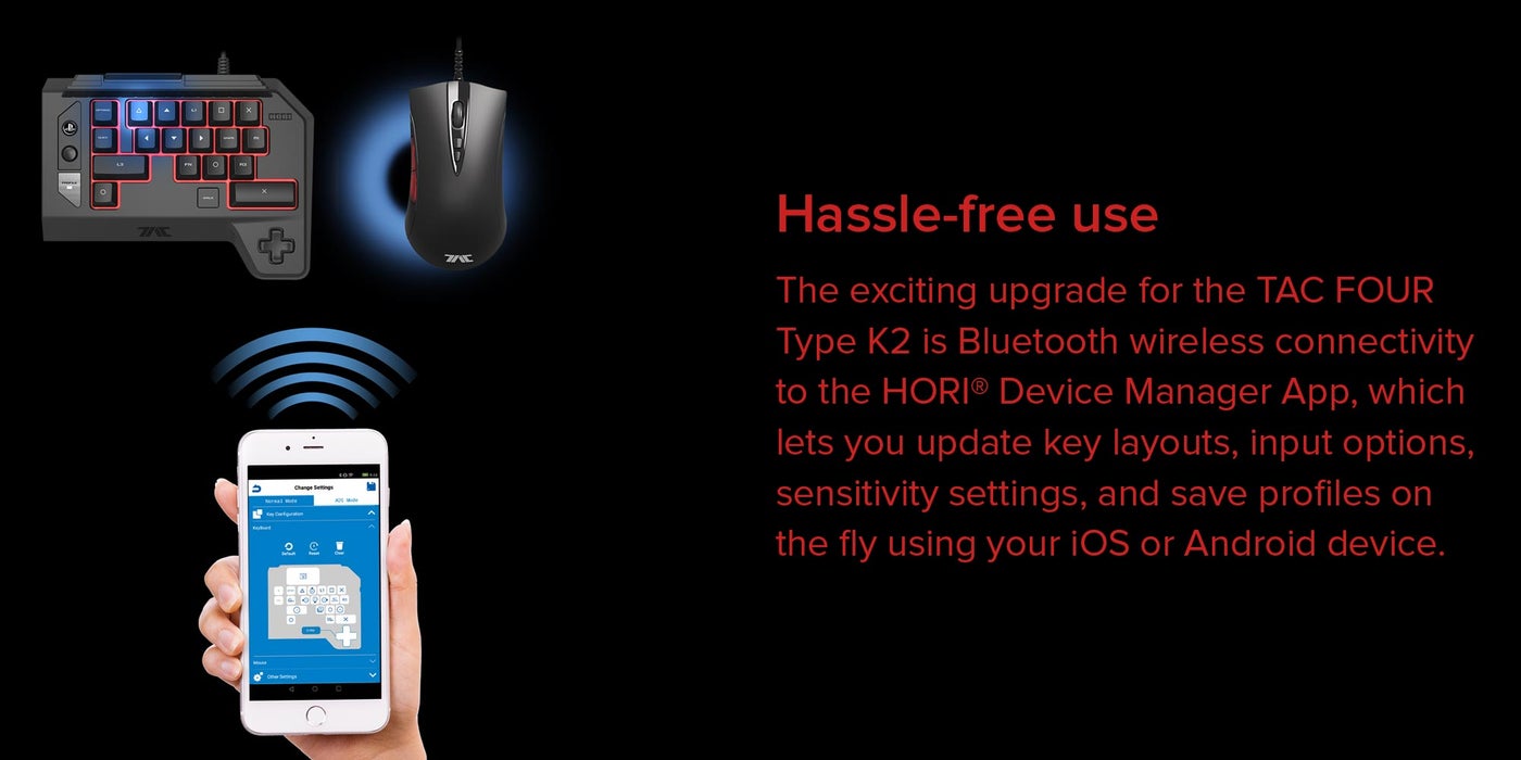 HORI TAC Four Wired Keyboard And Mouse Set - PlayStation 4 UAE | Dubai ...