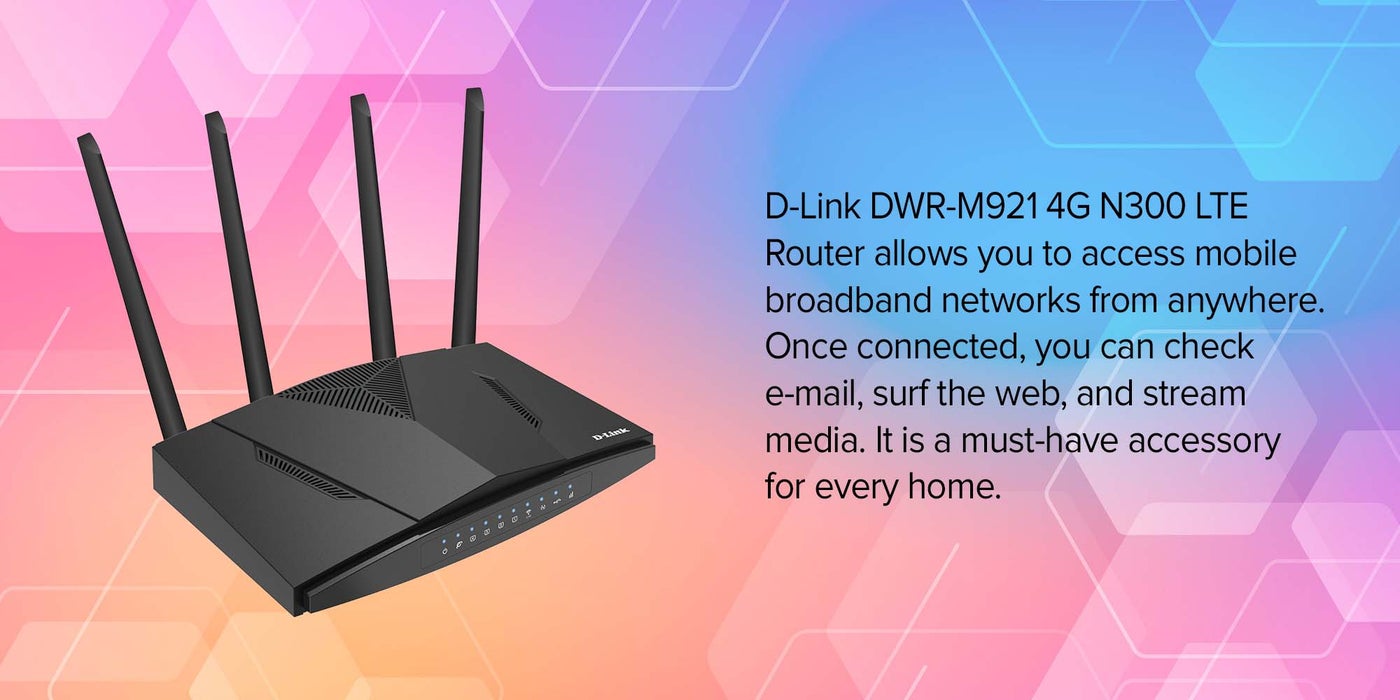 D-Link D-LINK 4G N300 LTE Router With 4 Antenna routers Black Egypt ...
