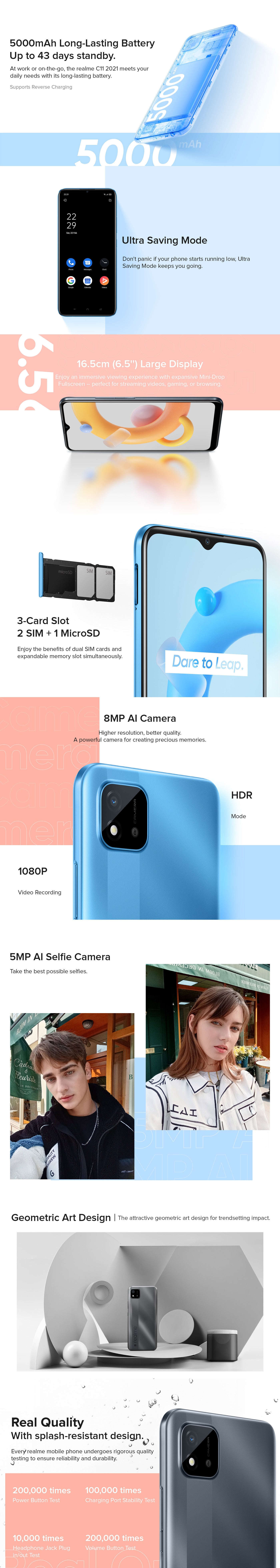 realme C11 Dual SIM Grey 4GB RAM 64GB 4G LTE - Global Version Egypt ...