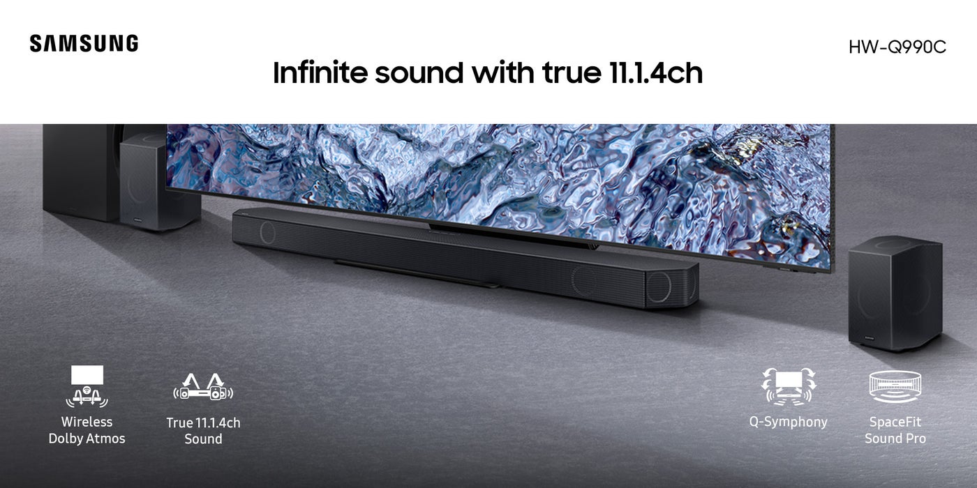 Samsung Samsung 11.1.4CH Wireless Soundbar, with Dolby Atmos, Q ...