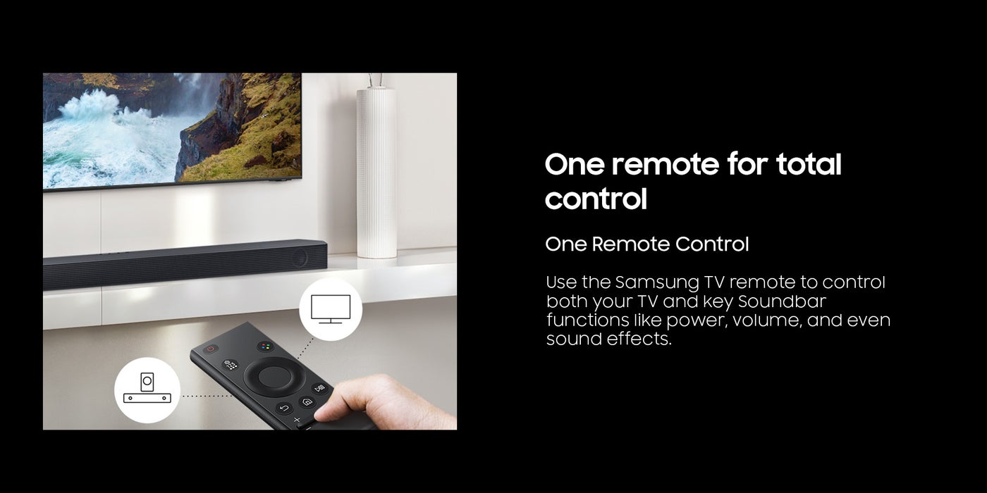 Samsung Samsung 5.1.2CH Wireless Soundbar, With Dolby Atmos, Q ...
