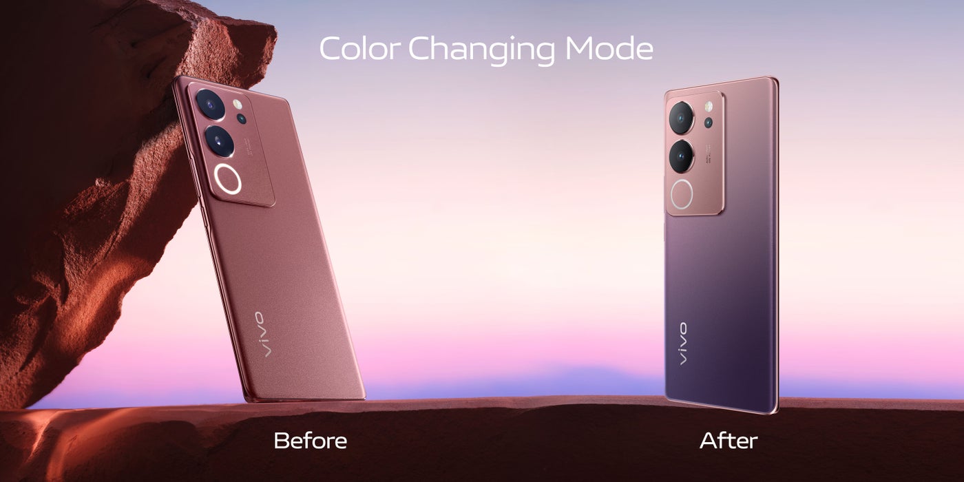 تسوق فيفو وV29 5G Velvet Red, Color Changing, 12GB+8GB RAM 512GB ...