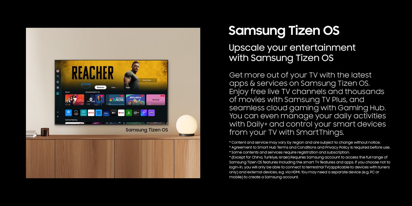 Samsung Smart TV, Crystal UHD, DU7000, 55 Inch, 2024, PurColor, 4K ...