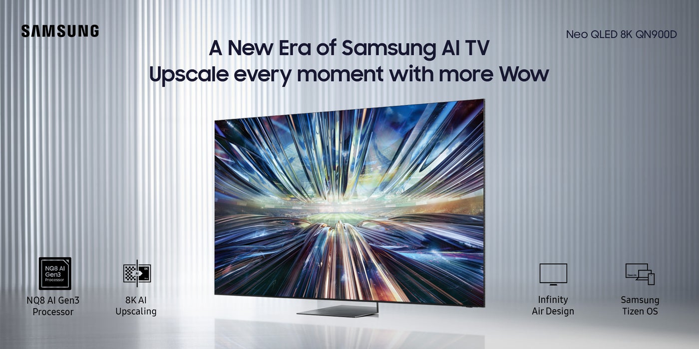 Samsung Smart TV, Big TV, Neo QLED 8K, QN900D, 75 Inch, 2024, NQ8 AI ...